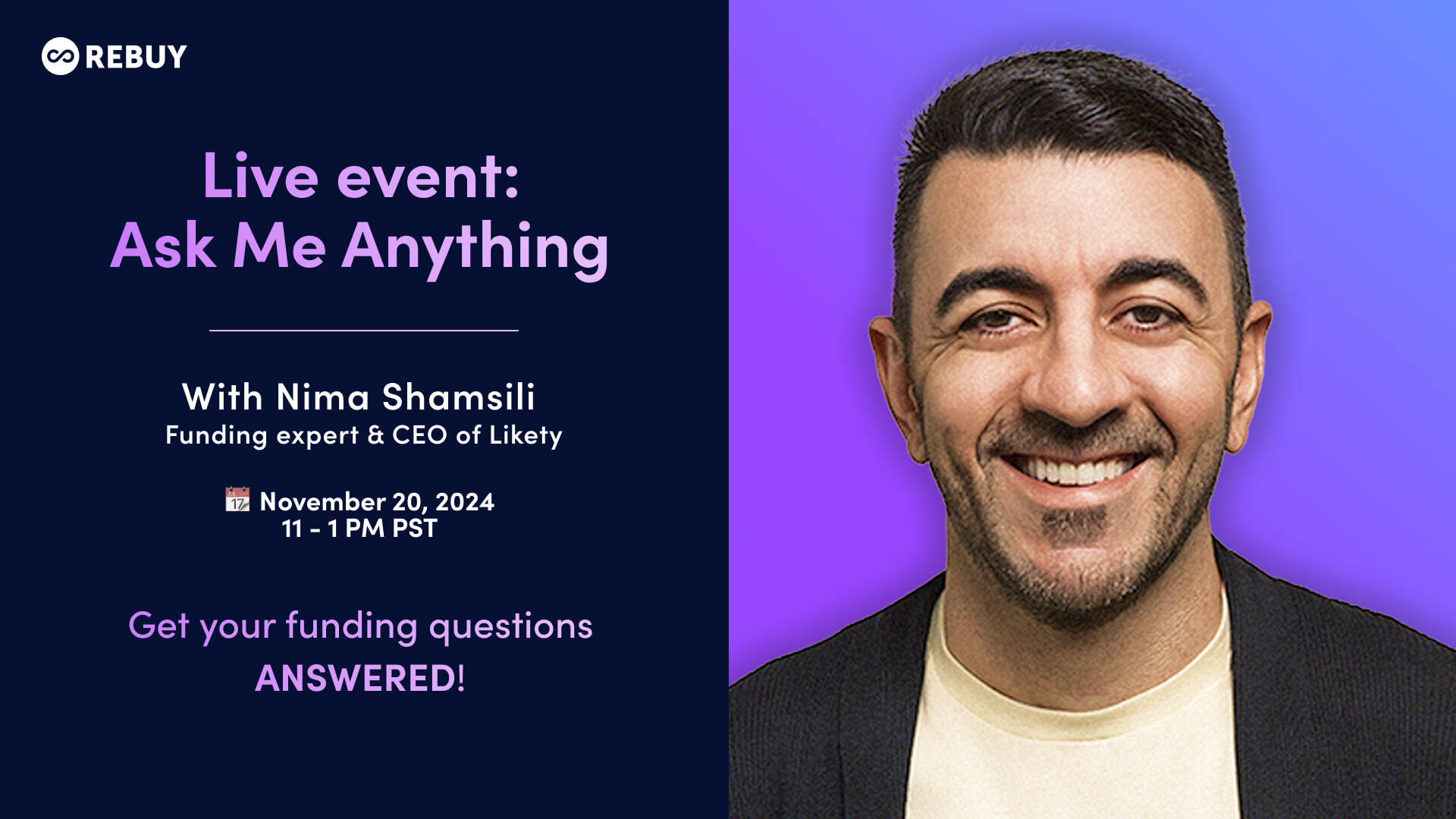 Community Spotlight: Nima Shamsili helps founders through funding