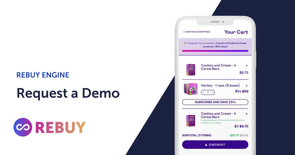 Request Rebuy Demo - Create Personalized Shopify Shopping Experiences