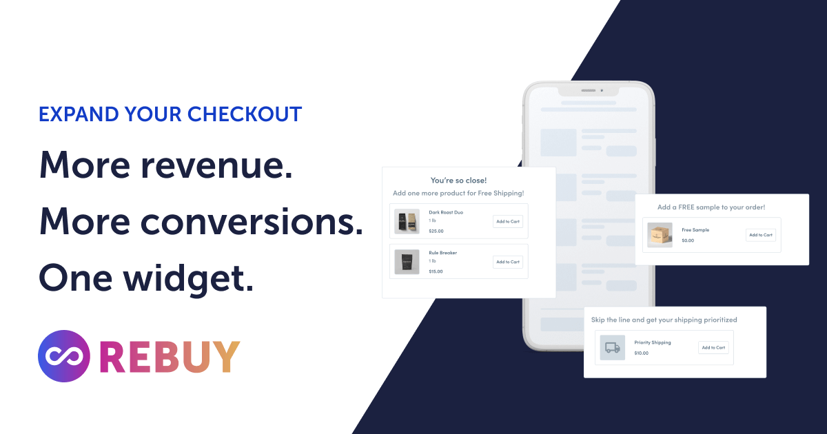 Rebuy Checkout Extensions App for Shopify Plus Stores - Increase AOV
